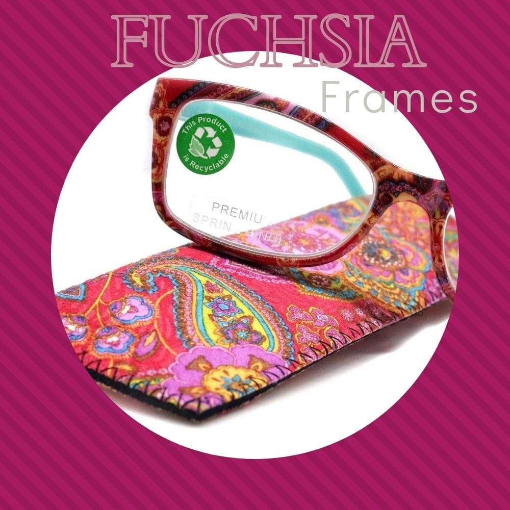 Fuchsia Reading glasses, Fuchsia Sunglasses, Fuchsia Glasses frame — NY ...